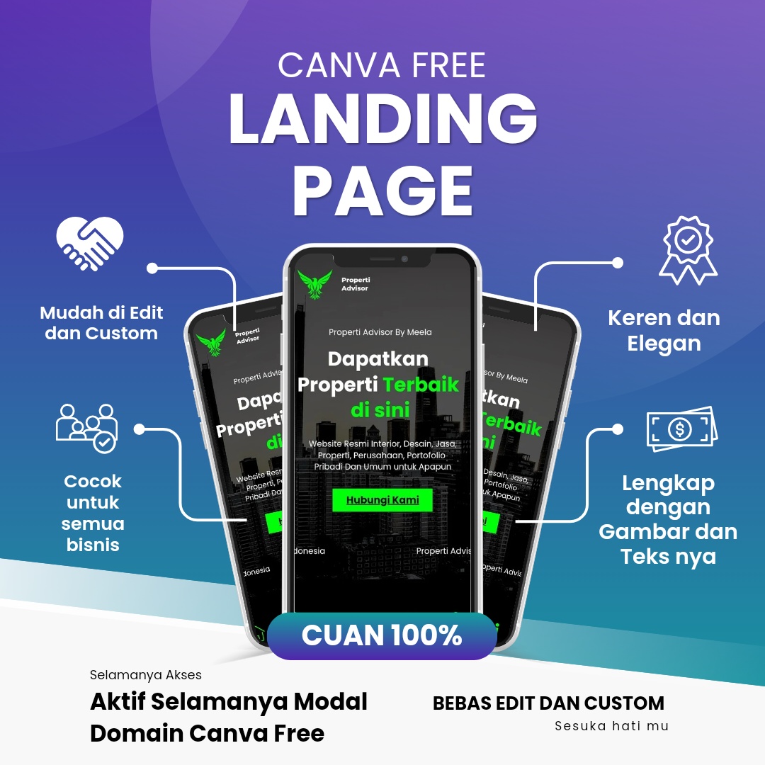 30+ Template Landing Page (Website) Format Canva