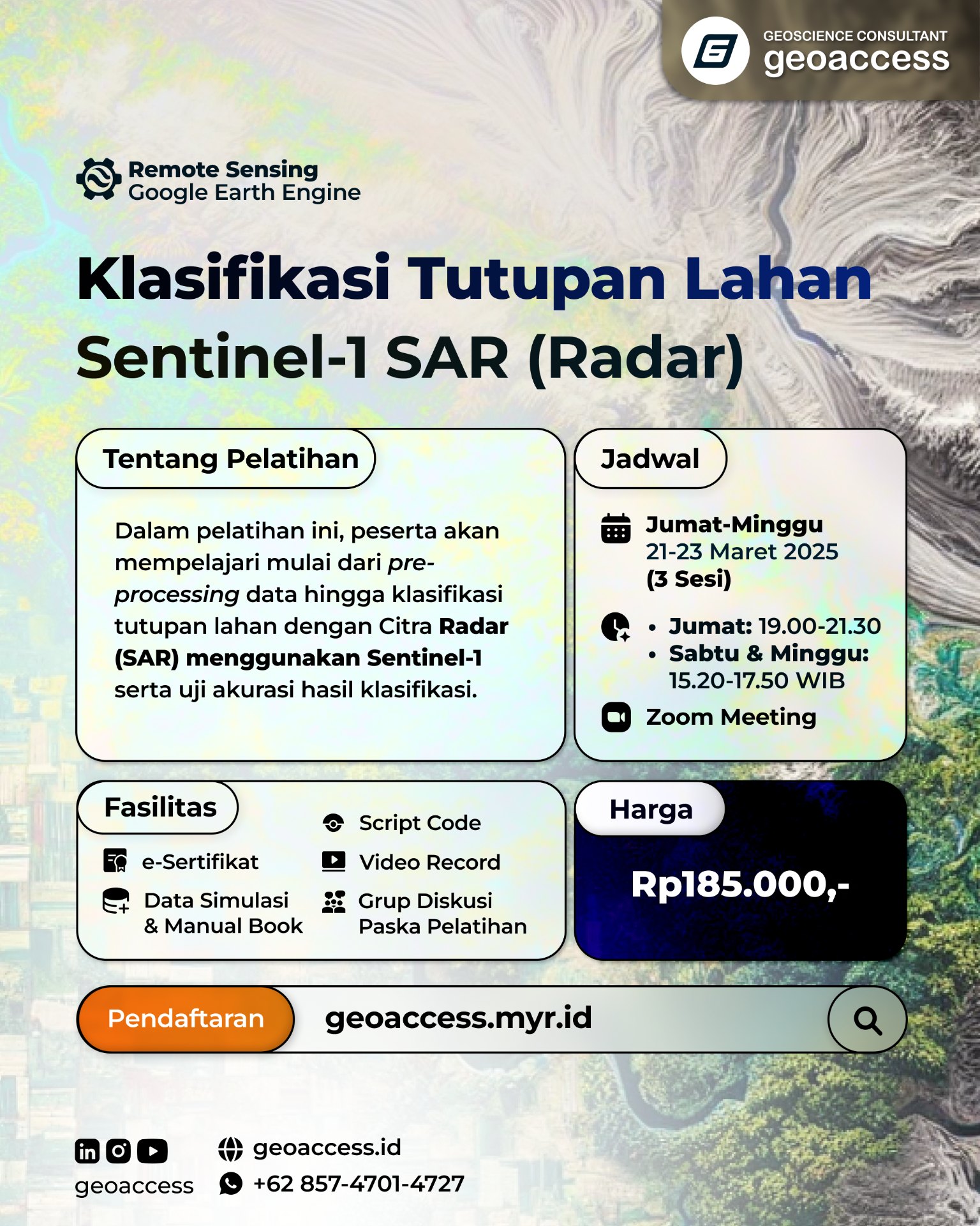SENTINEL-1 | GEE Klasifikasi Tutupan Lahan Citra Radar/SAR