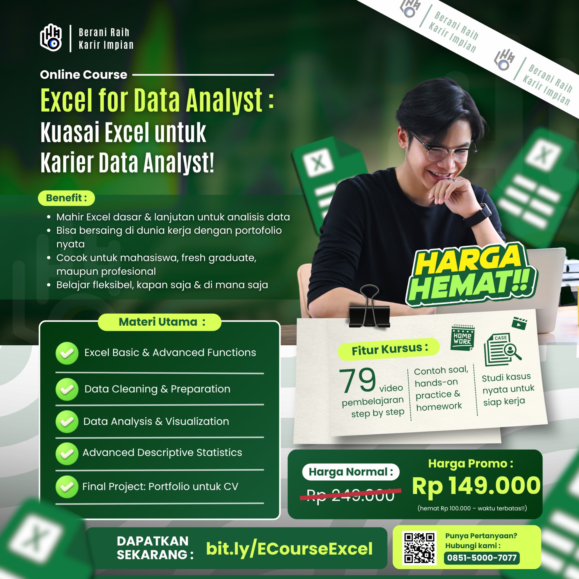 Excel for Data Analyst: Kuasai Excel untuk Karier Data Analyst