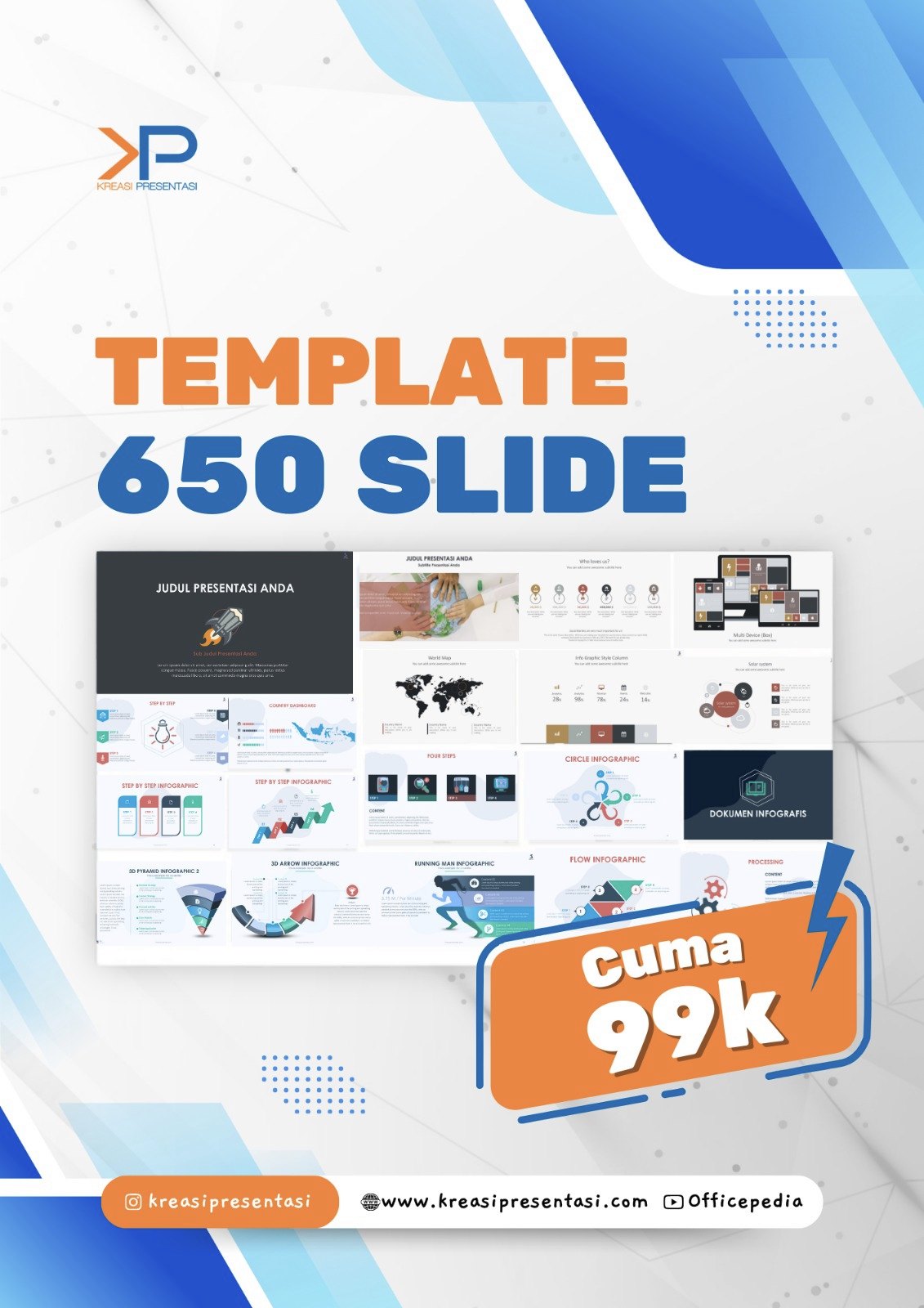 Template Powerpoint 650 Slide