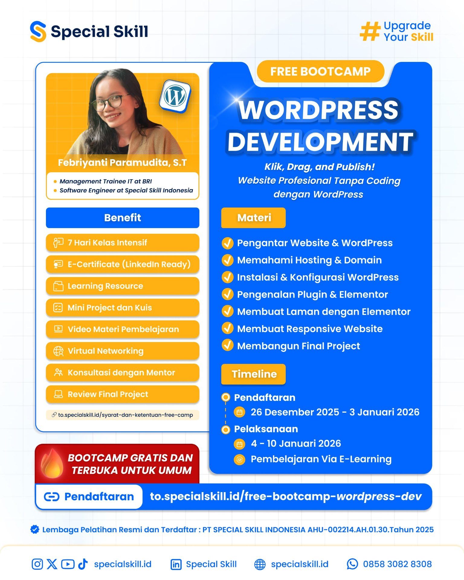 Free Camp Wordpress Development