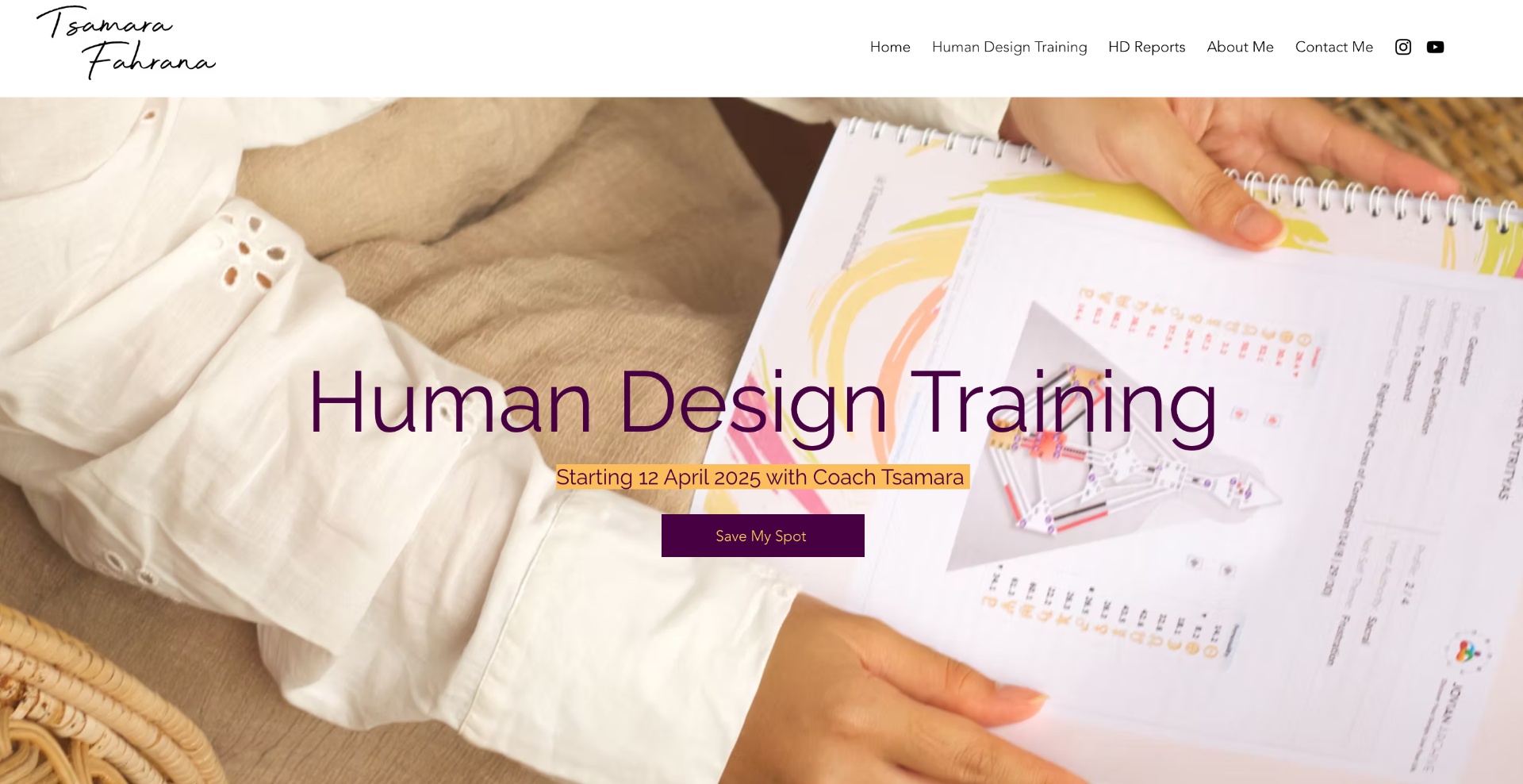 2025 - Human Design Training Level 1 Foundation (Zoom) - Tsamara Fahrana