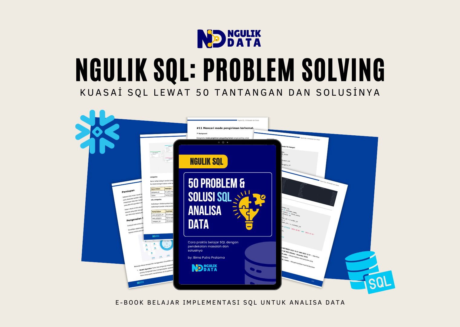 Ngulik SQL - 50 Problem dan Solusi SQL untuk Analisa Data