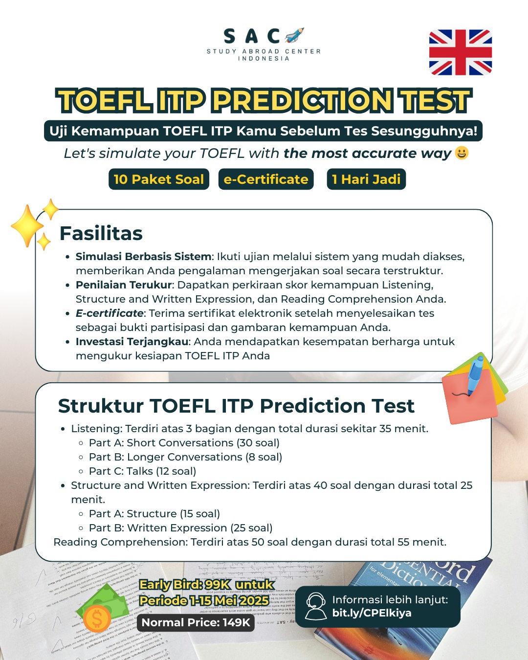 TOEFL ITP Prediction Test
