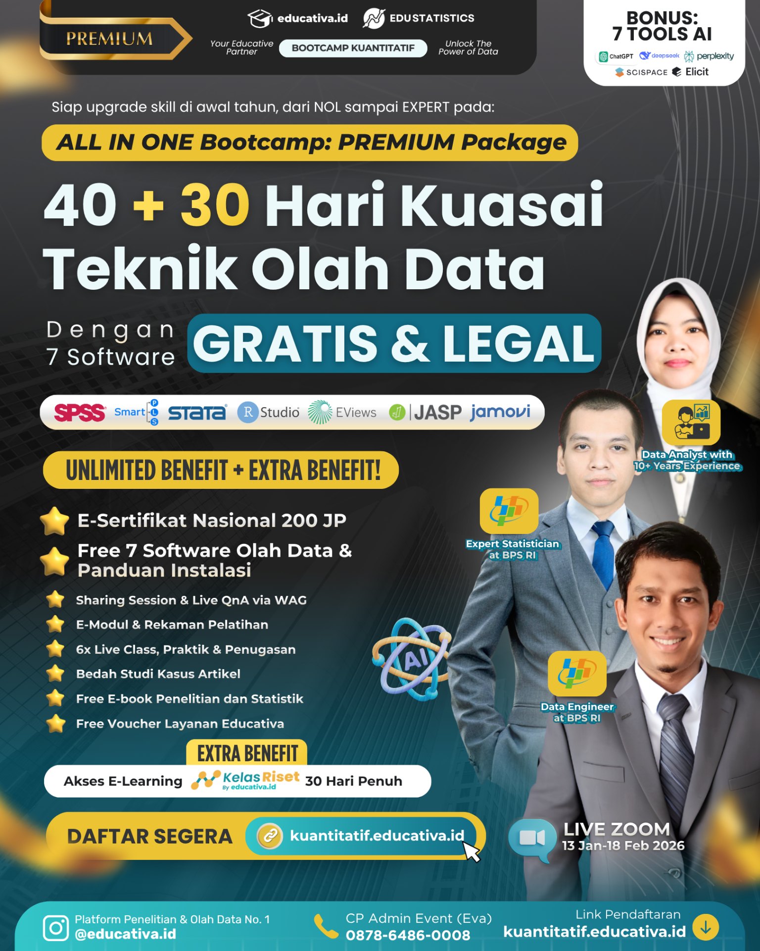 💎PREMIUM PACKAGE - ALL IN ONE Bootcamp: Menguasai Analisis Data ...