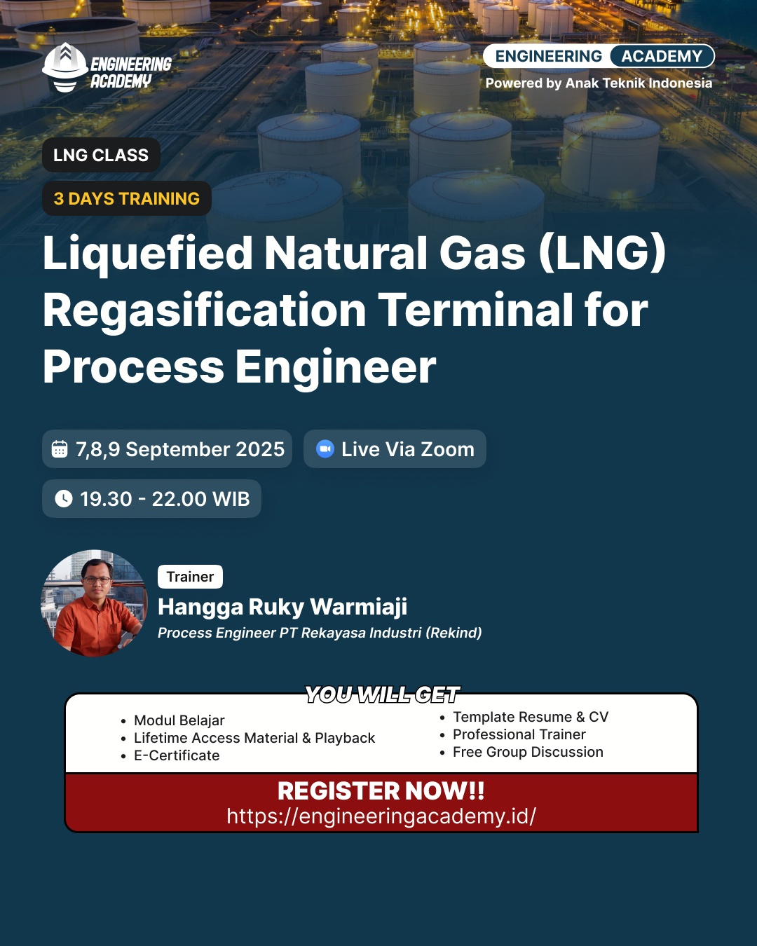 Liquefied Natural Gas (LNG) Regasification Terminal for Process Engineer
