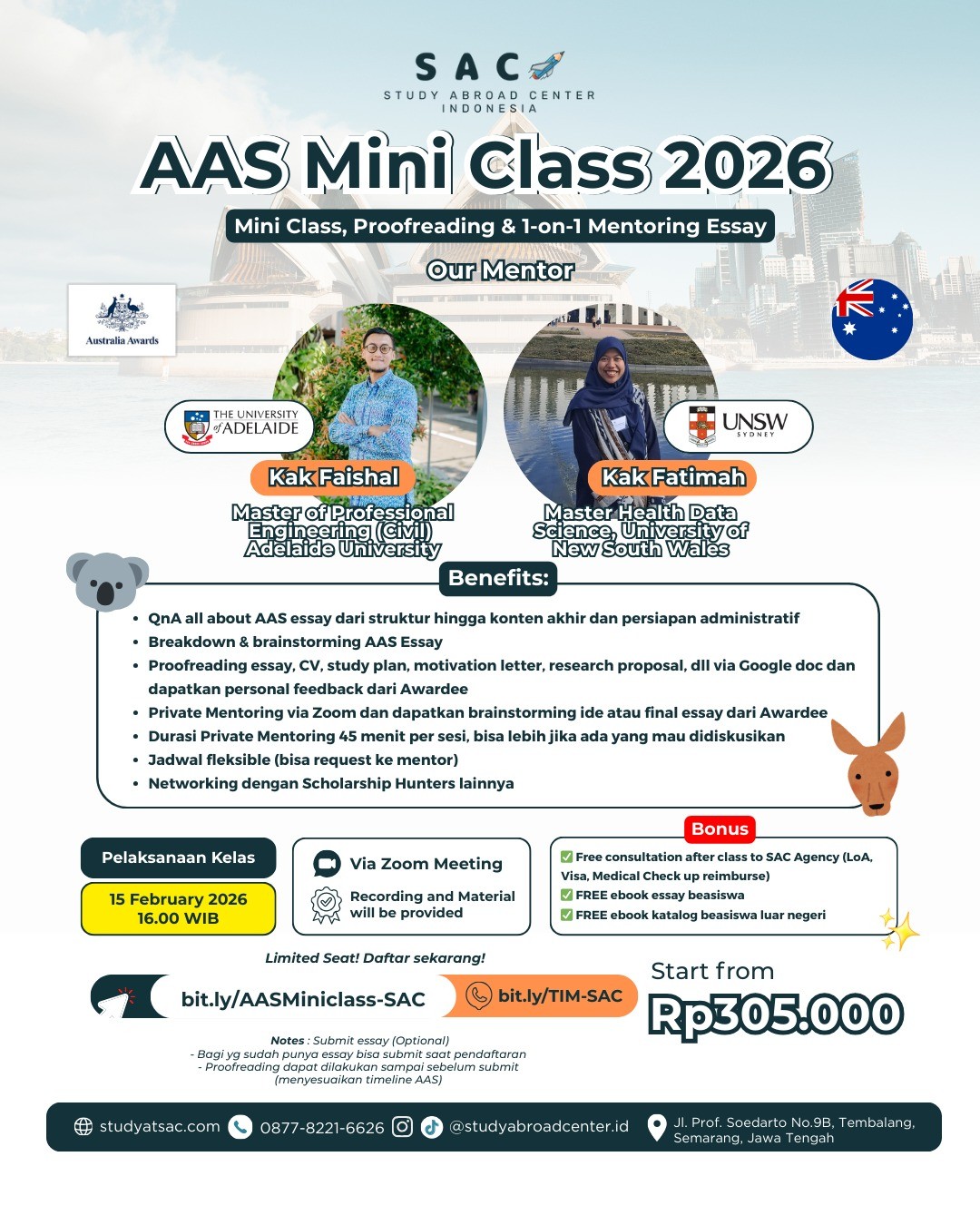 Australia Awards Scholarhip (AAS) Miniclass 2026